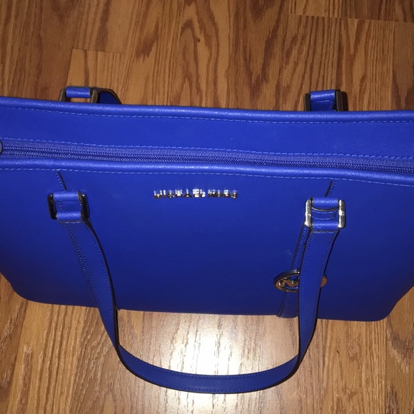 Michael Kors | Bags | Michael Kors Royal Blue Tote Bag | Poshmark